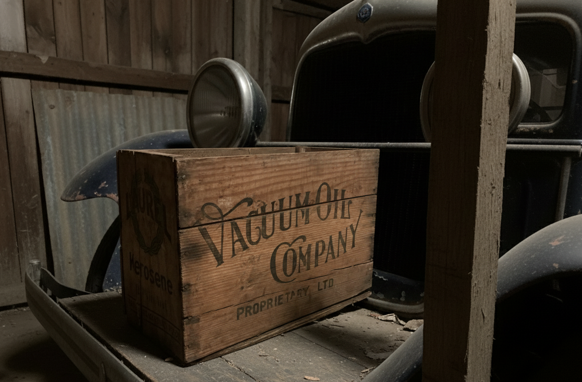 Vintage Laurel Kerosene Oil Crate – From The Corner Of The Rusty Shed Co.